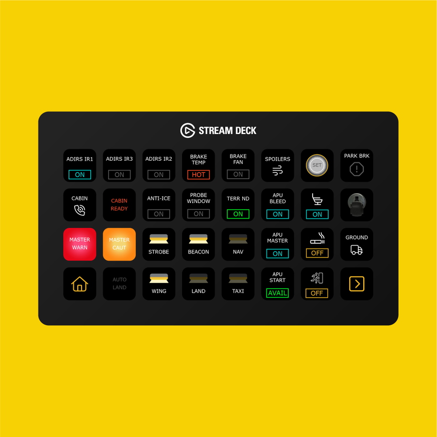 Flight Panels - Stream Deck Series: FlyByWire Airbus A32NX for ...