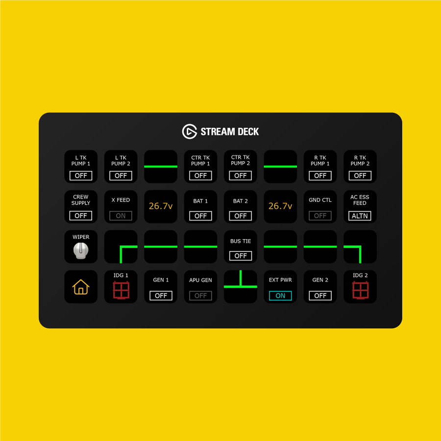 Flight Panels - Stream Deck Series: FlyByWire Airbus A32NX for ...
