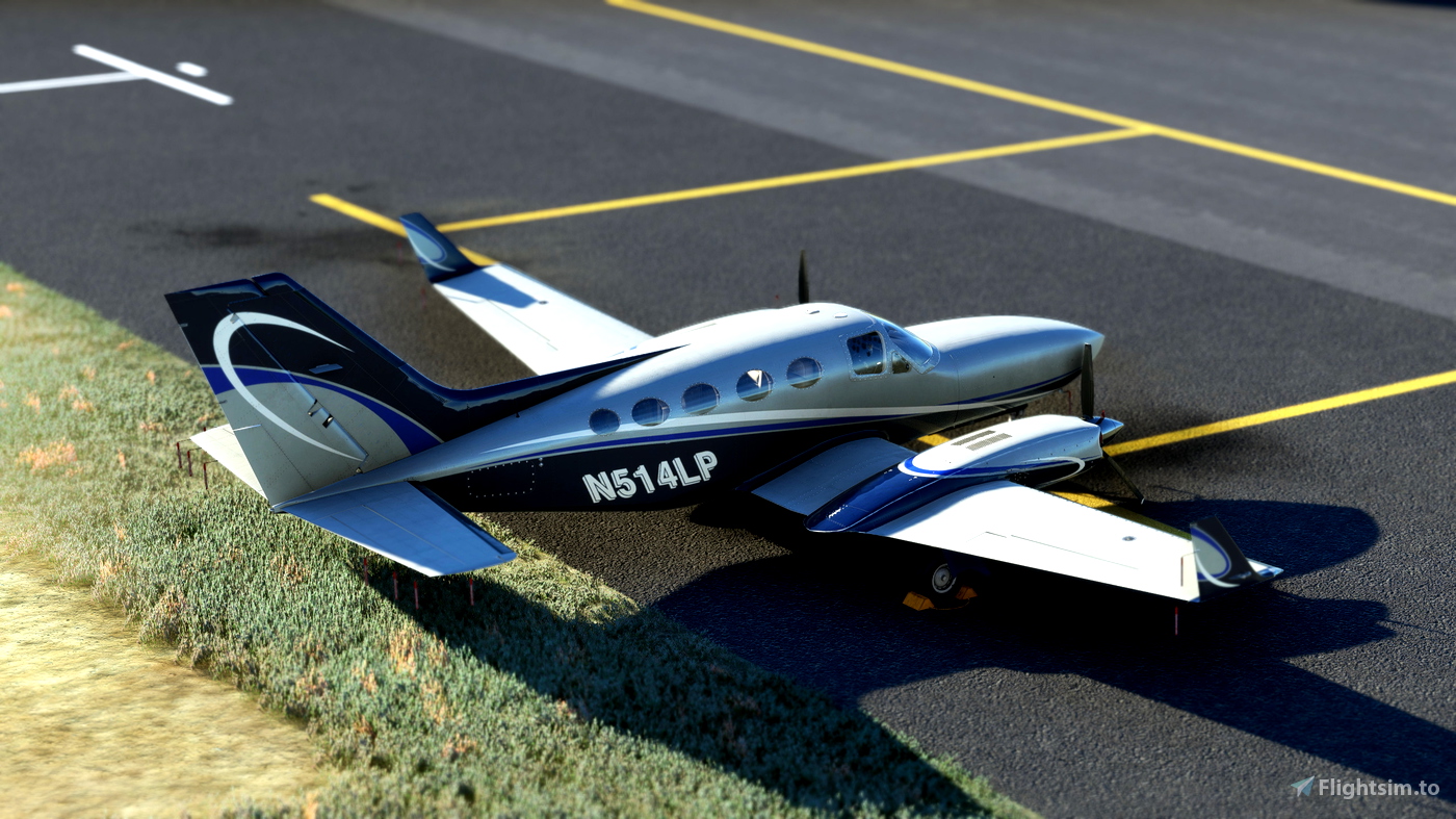 Flysimware Cessna 414AW N514LP for Microsoft Flight Simulator | MSFS