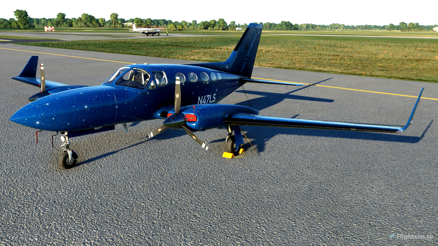 Flysimware Cessna C414 N47LS (Fictional) for Microsoft Flight Simulator ...