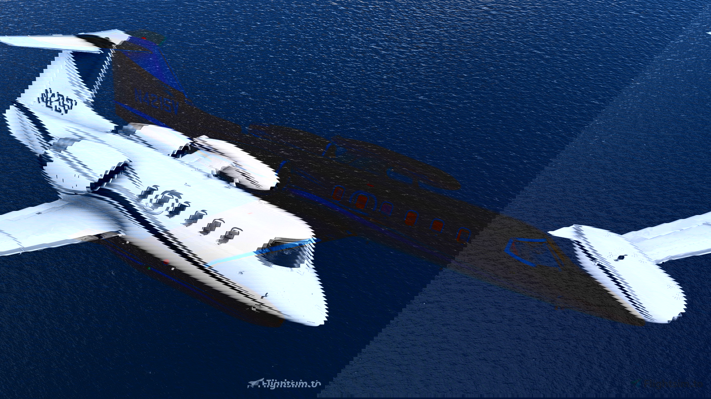 Flysimware Learjet 35A - N421SV για το Microsoft Flight Simulator | MSFS