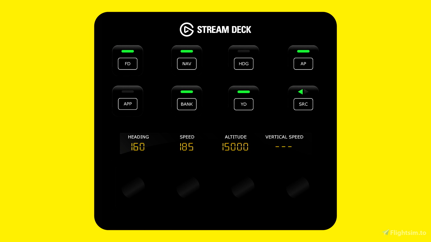 Flight Panels - FSS E-Jets ERJ 170-195 Stream Deck + Autopilot Panel の ...
