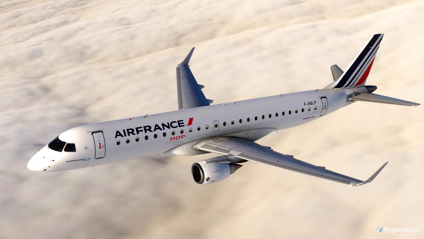 FSS Embraer 190 F-HBLP - AIR FRANCE / HOP livery - 2019 color para ...