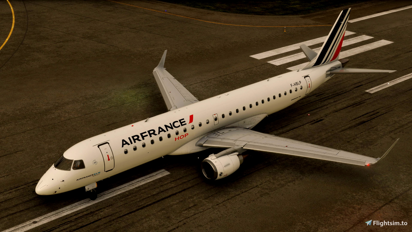 FSS Embraer 190 F-HBLP - AIR FRANCE / HOP livery - 2019 color para ...
