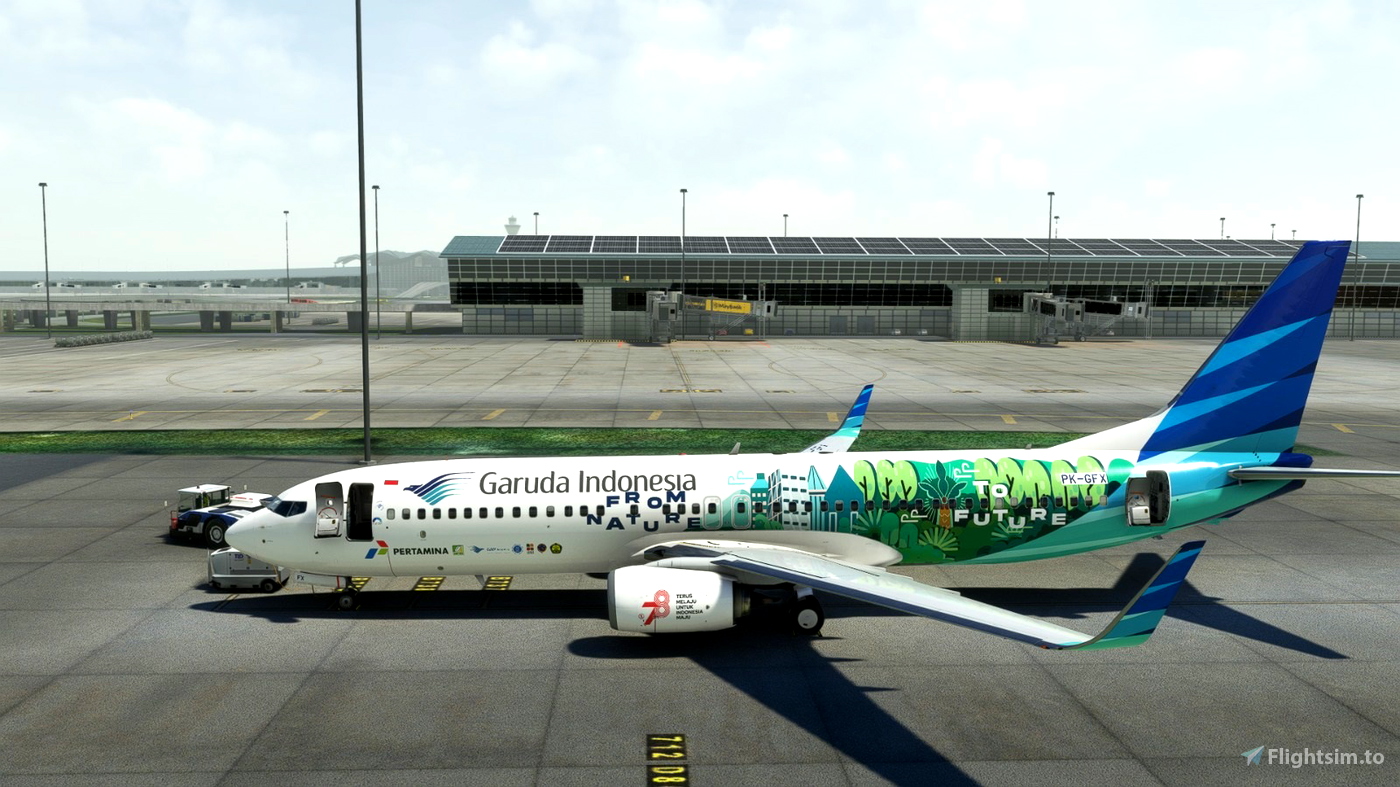 Garuda Indonesia (From Nature to Future - Sustainable Aviation Fuel c/s) / PK-GFX pour Microsoft ...