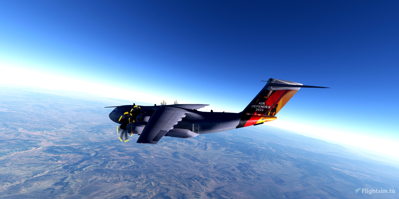 German Luftwaffe A400M 54-21 Nato Air Defender 2023 Livery for ...