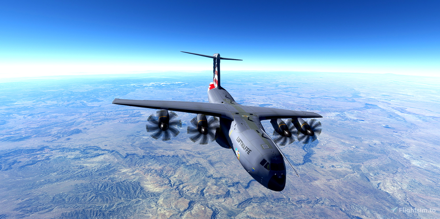 German Luftwaffe A400M 54-21 Nato Air Defender 2023 Livery pour ...