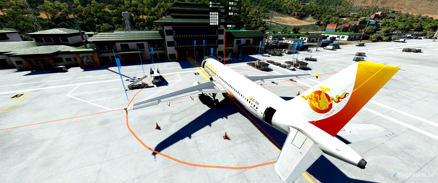 GSX profile for Paro Airport remake (VQPR) for Microsoft Flight ...