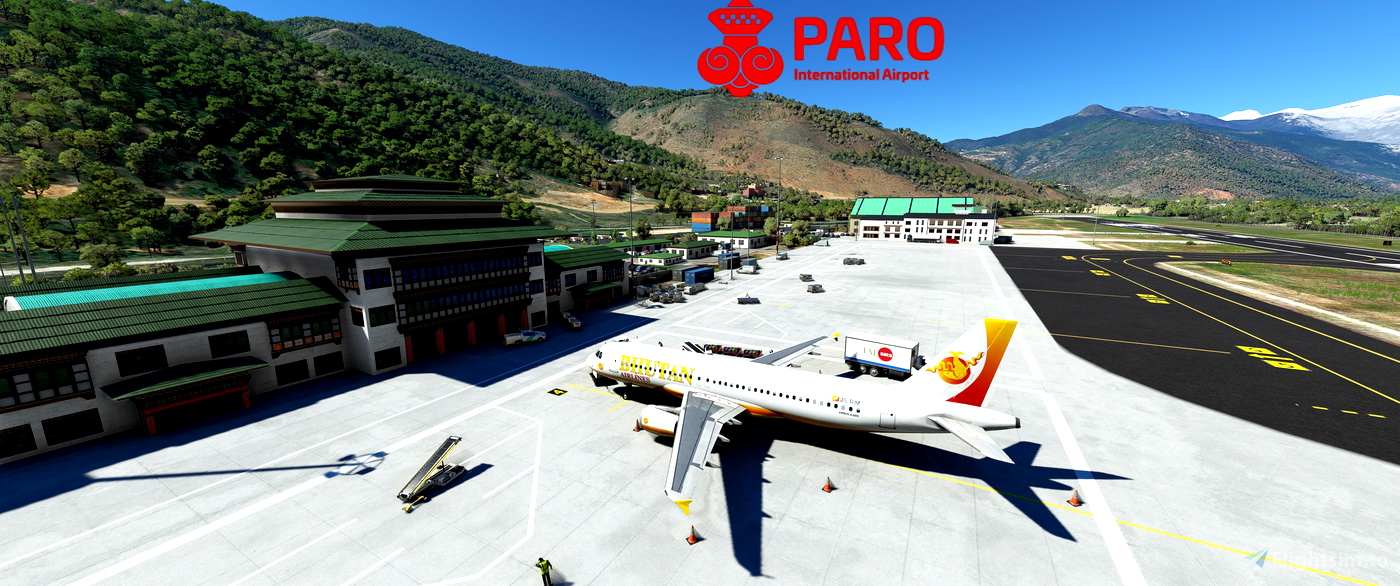 GSX profile for Paro Airport remake (VQPR) for Microsoft Flight ...