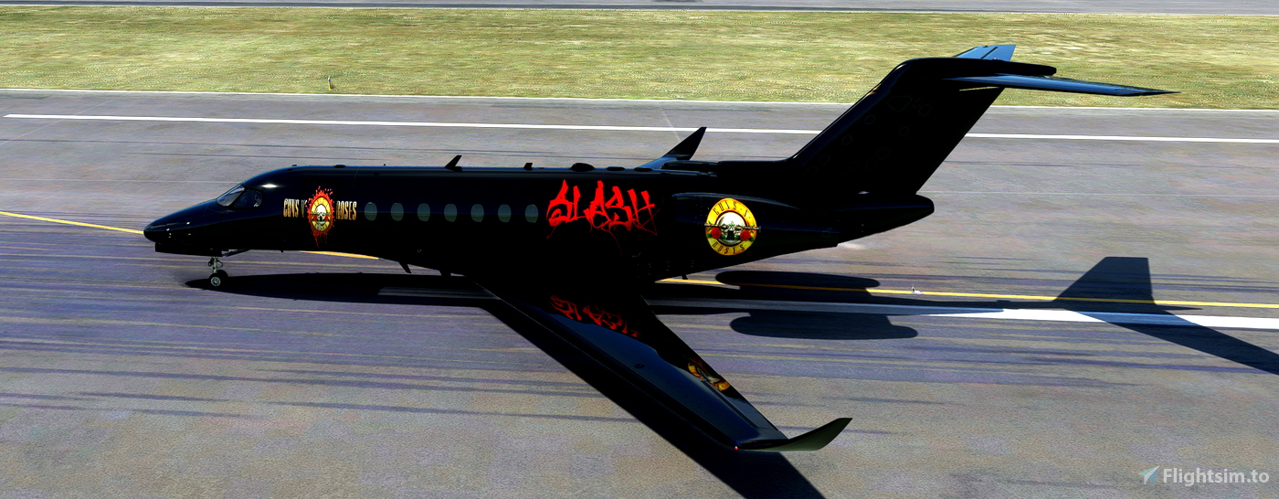 Guns n Roses Slash longitude for Microsoft Flight Simulator | MSFS