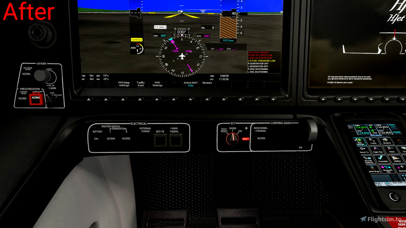 HJET HA420 Cockpit Texture Improvements for Microsoft Flight Simulator ...