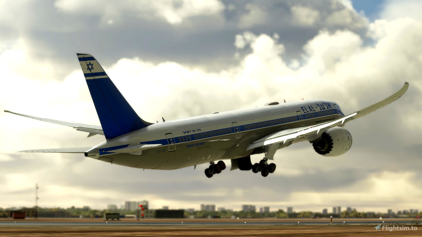 Horizon Sim Boeing B787-9 EL AL Retro | 4K for Microsoft Flight ...