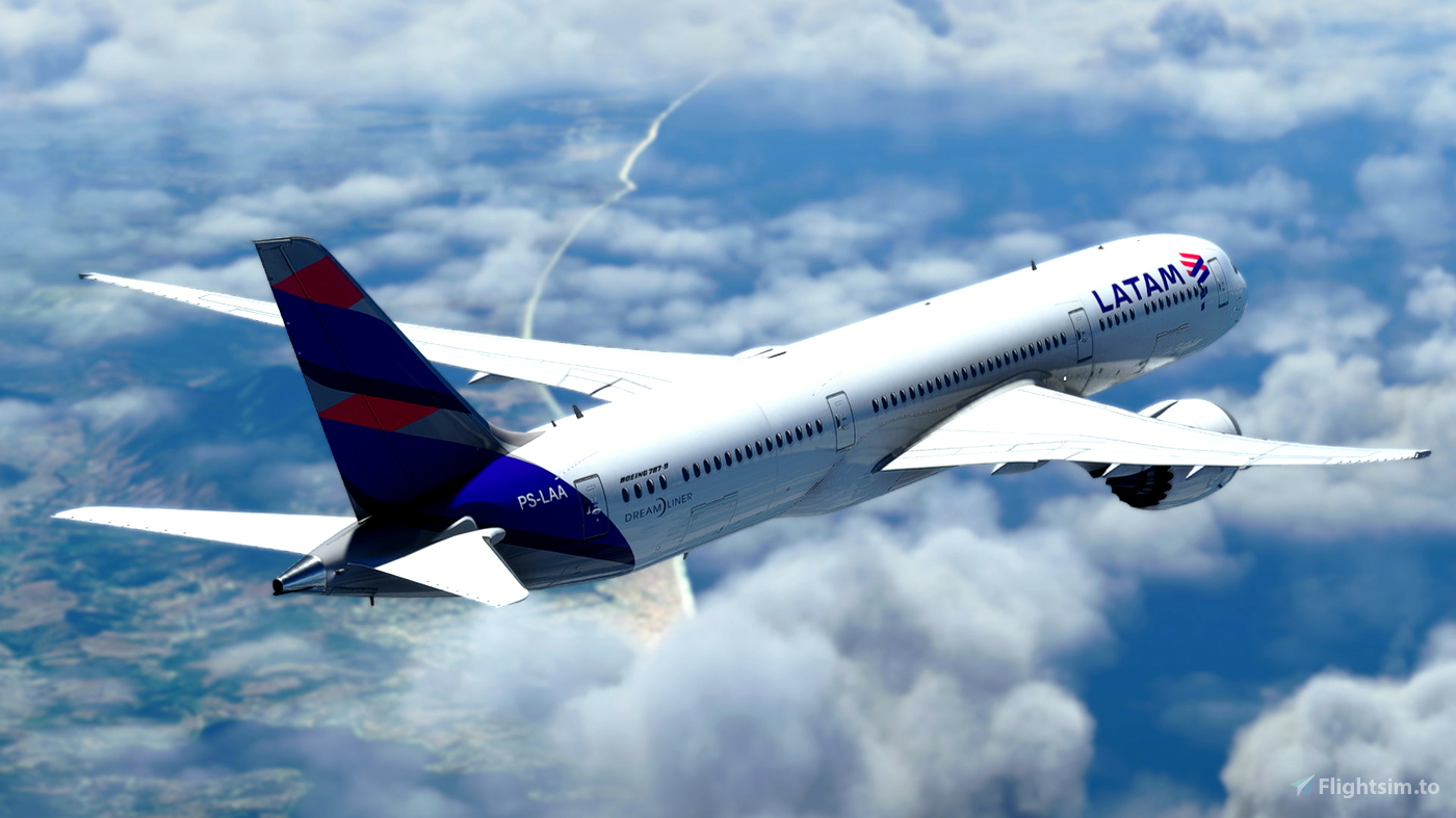 Horizon Sim Boeing B787-9 LATAM Airlines Brazil | 4K til Microsoft ...