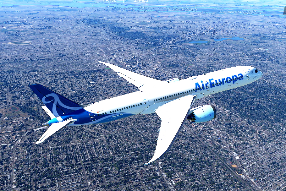 Horizon Simulations B787-9 Air Europa Norse livery. a oldalon ...