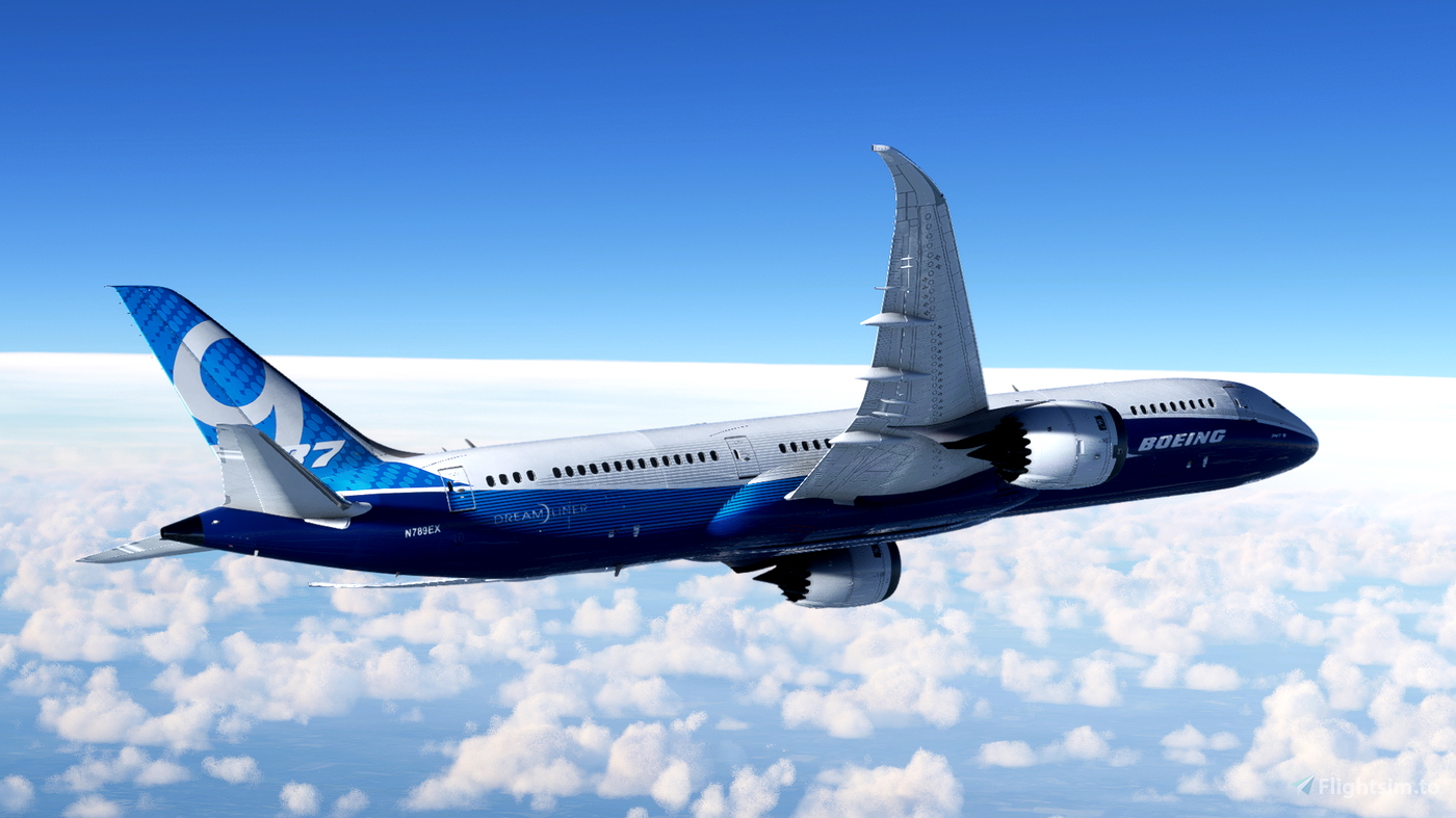 HorizonSim Boeing 787-9 Boeing House Livery N789EX 8K para Microsoft ...