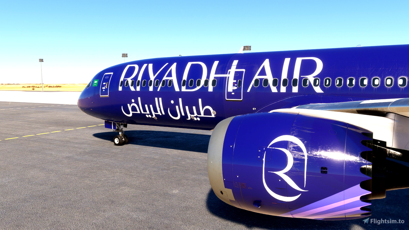HS 787-9 Riyadh Air [8K] para Microsoft Flight Simulator | MSFS