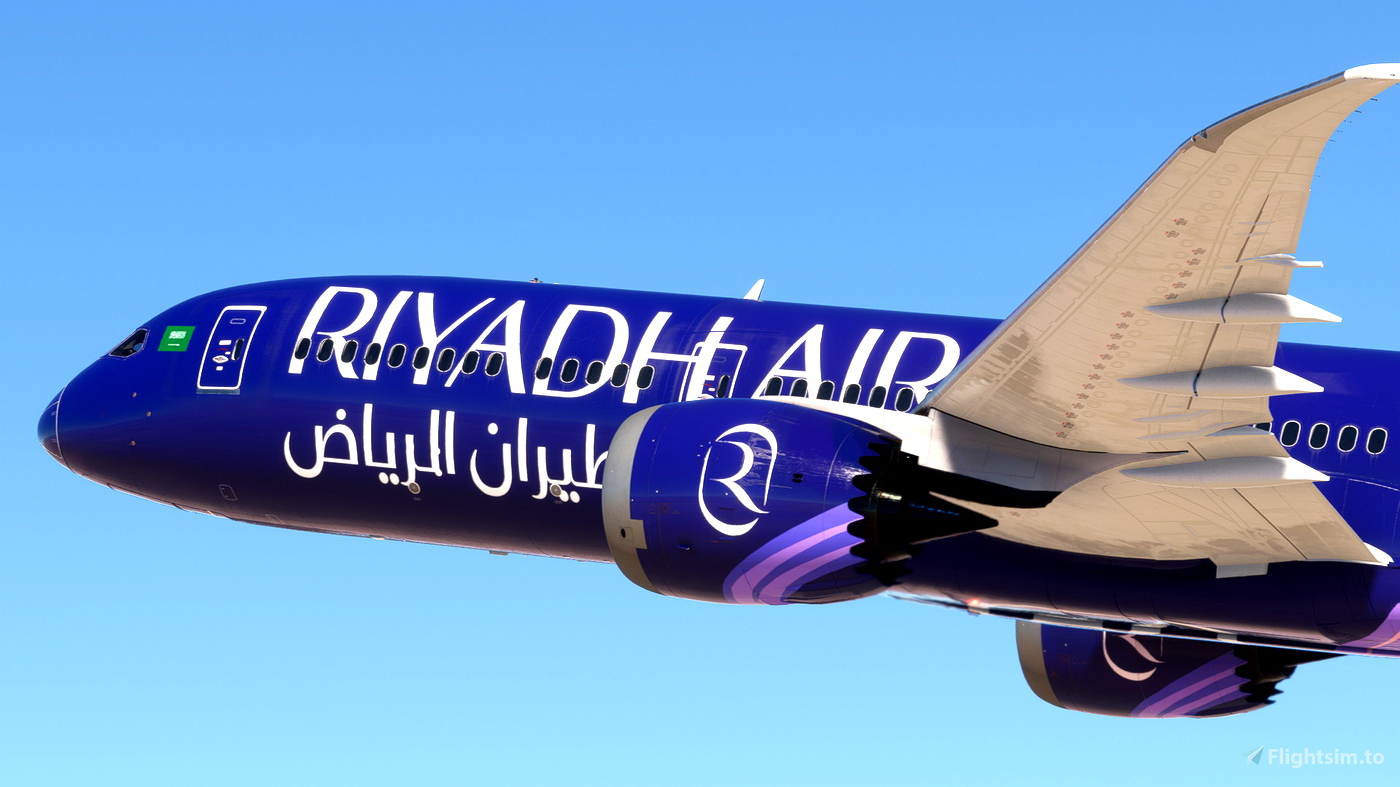 HS 787-9 Riyadh Air [8K] para Microsoft Flight Simulator | MSFS