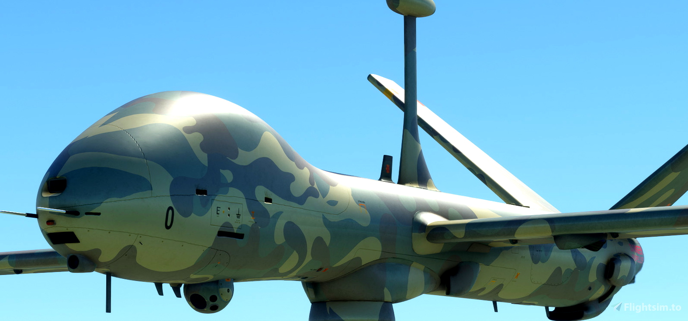 HVN900 UAV Drone Camo for Microsoft Flight Simulator | MSFS