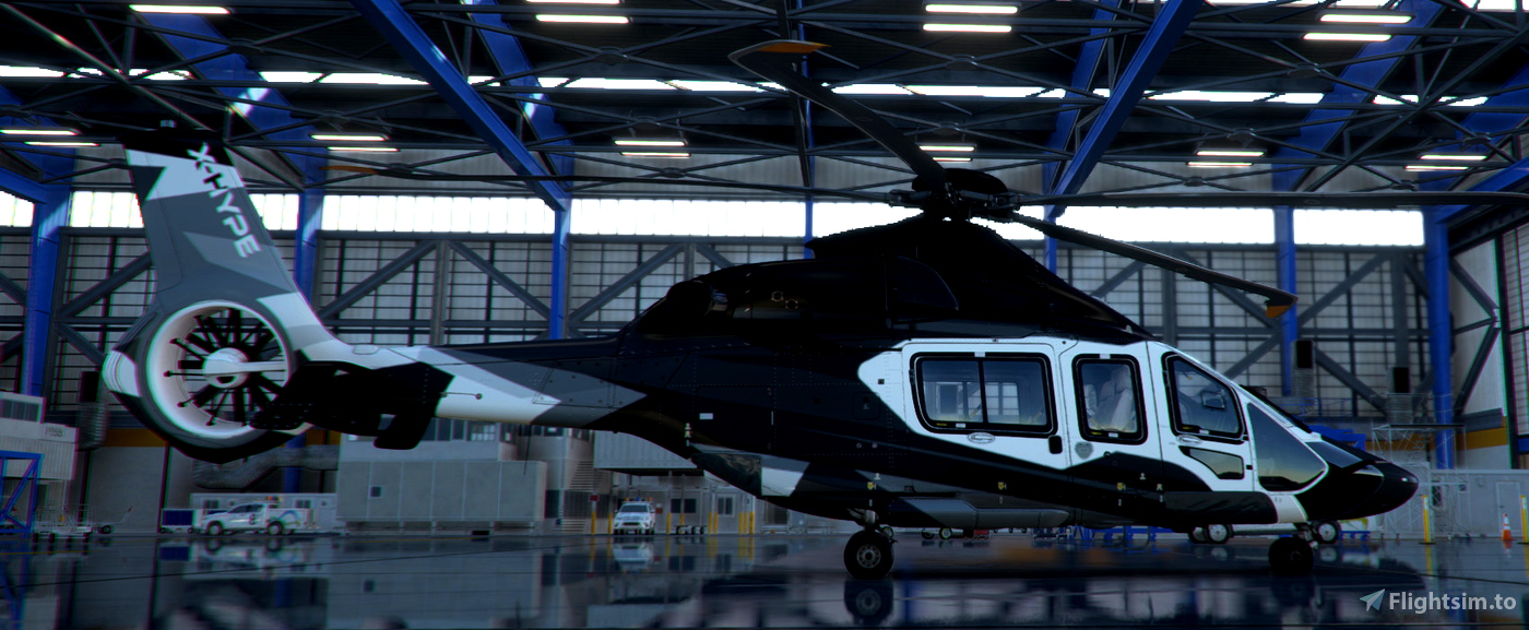 Hype Performance Group's Airbus H160 Urban digital camouflage/LUX-CIV ...