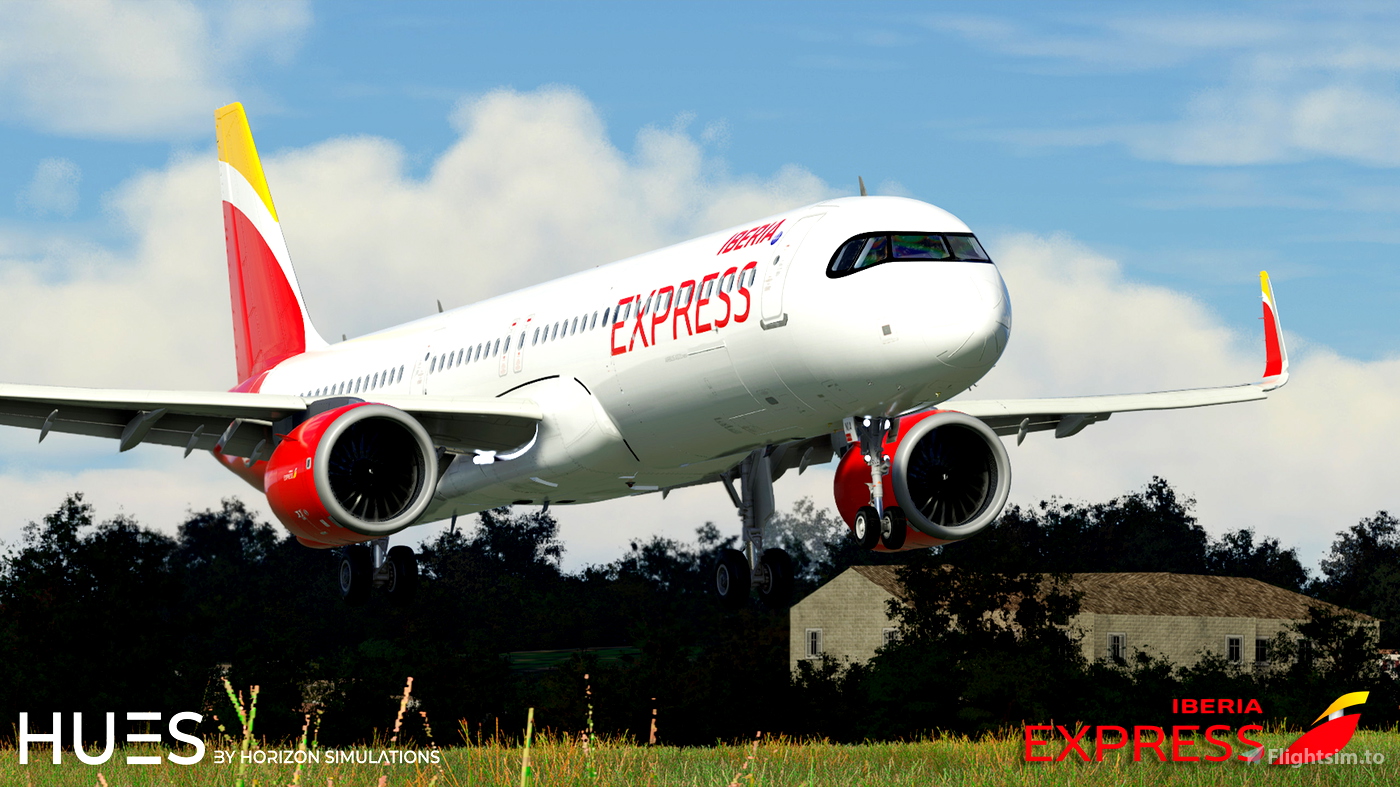 Iberia Express EC-NIA (Lanzarote Sticker) - LVFR A321NEO (8K) pour ...