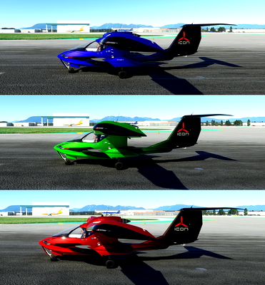Icon A5 Thunderbird Livery for Microsoft Flight Simulator | MSFS