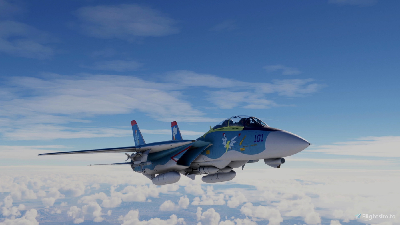 IndiaFoxtEcho F-14 A Rainbow Dash pro Microsoft Flight Simulator | MSFS