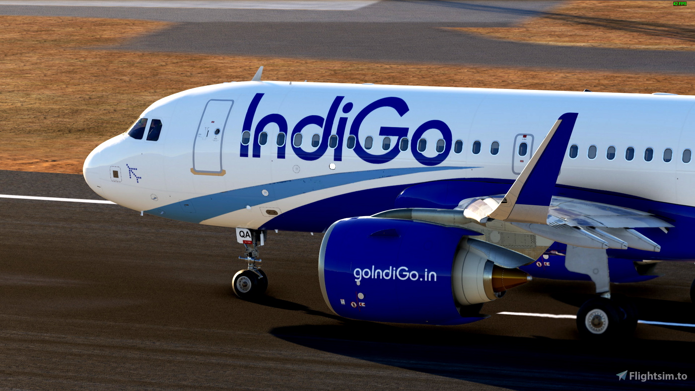 indiGo Airbus A320Neo "VT-IQA" for iniBuilds A320Neo 4K for Microsoft ...