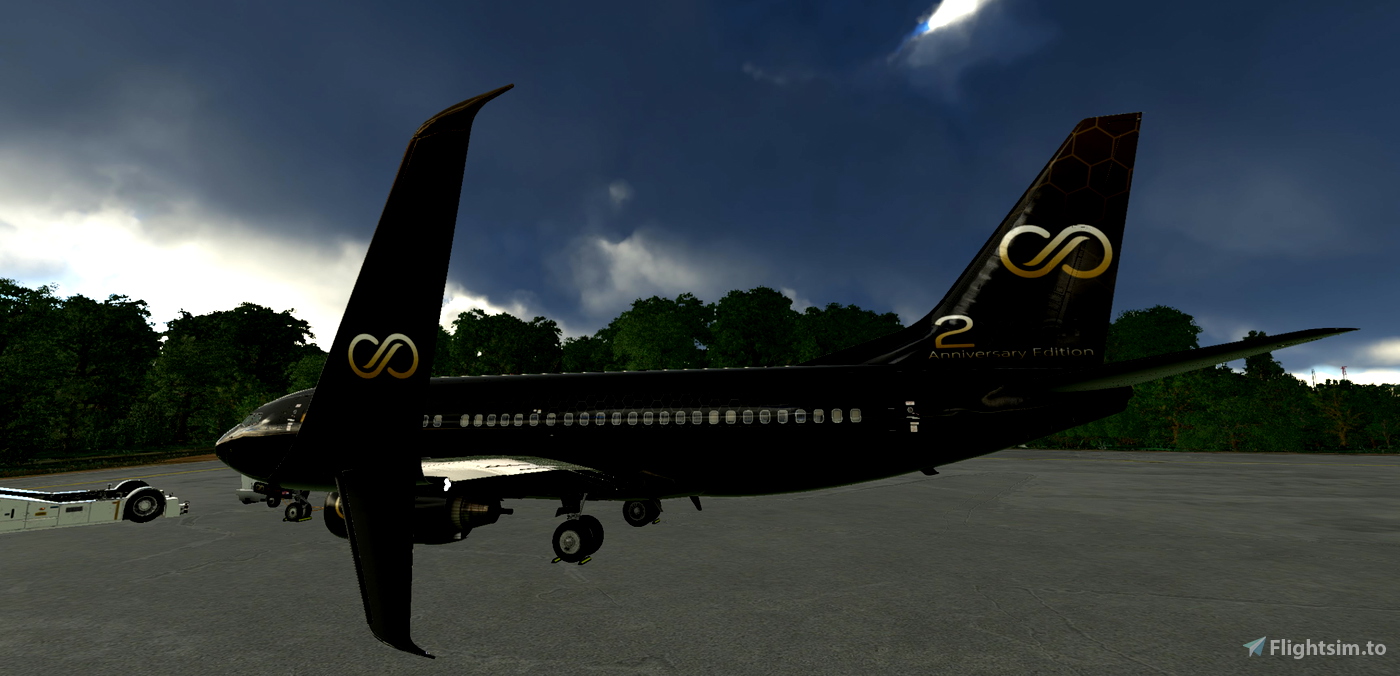 Infinity Airways Boeing 737 - 700 - 2 Years Anniversary Special for ...