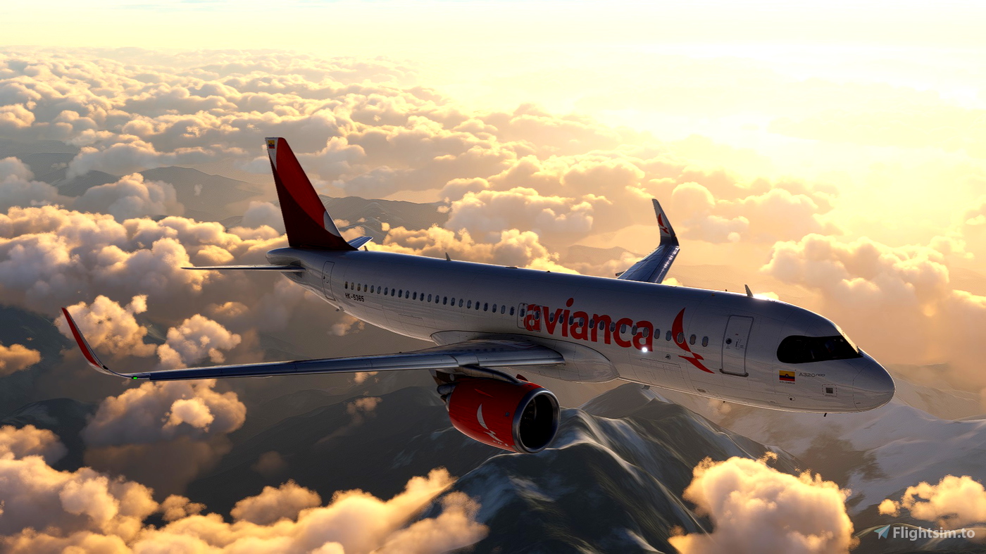 [IniBuilds A320] Avianca Colombia Airbus A320 Neo V2 for Microsoft ...
