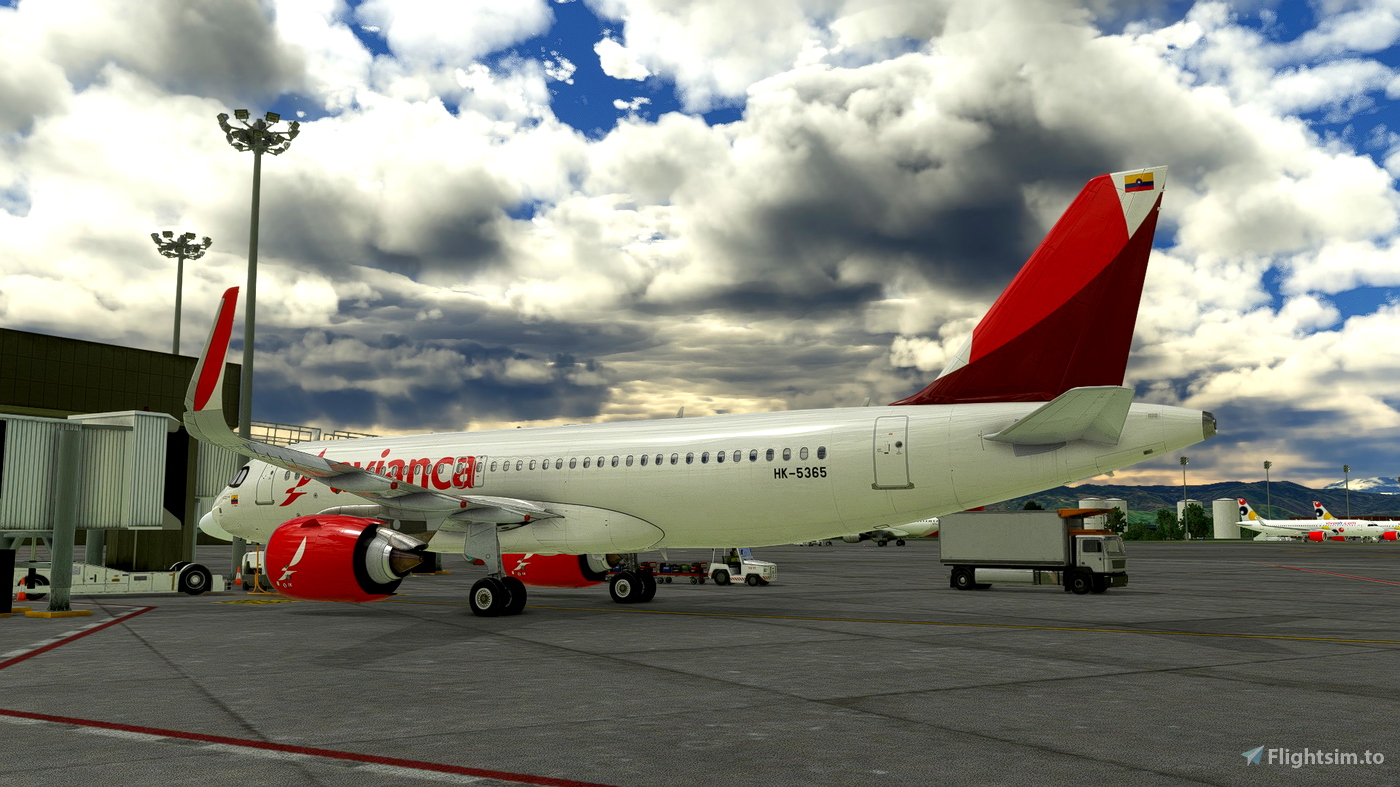 [IniBuilds A320] Avianca Colombia Airbus A320 Neo V2 for Microsoft ...