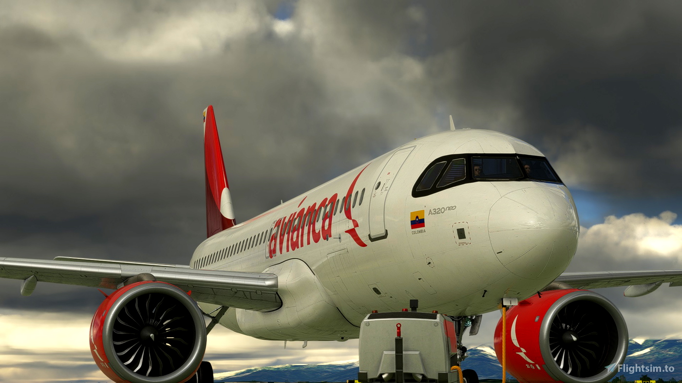 [IniBuilds A320] Avianca Colombia Airbus A320 Neo V2 for Microsoft ...