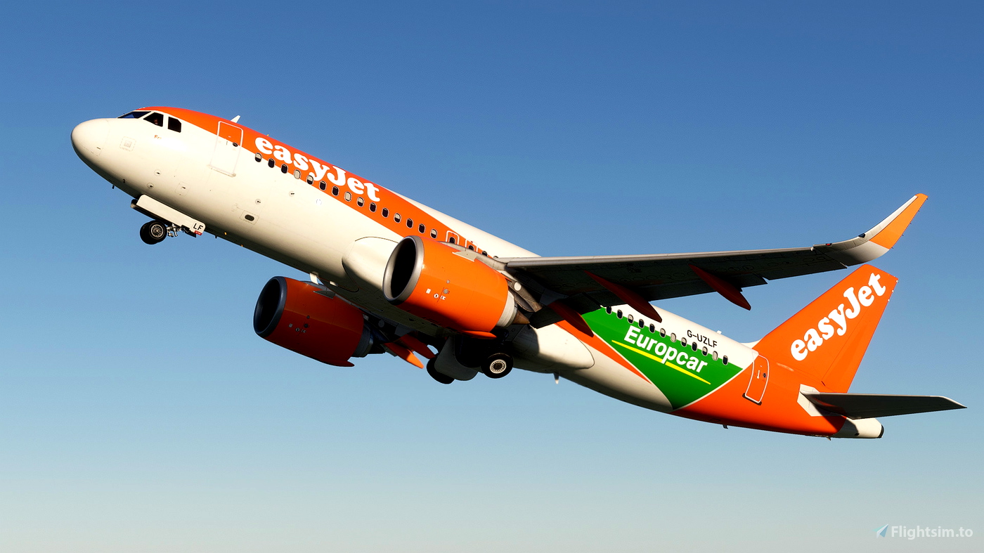 Inibuilds A320 Neo - Easyjet "Europcar" Fleet Package [8K] 对于 Microsoft ...