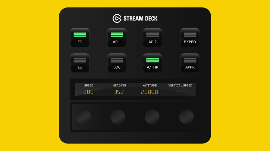 Flight Panels - iniBuilds A320Neo Stream Deck + Autopilot Panel for ...