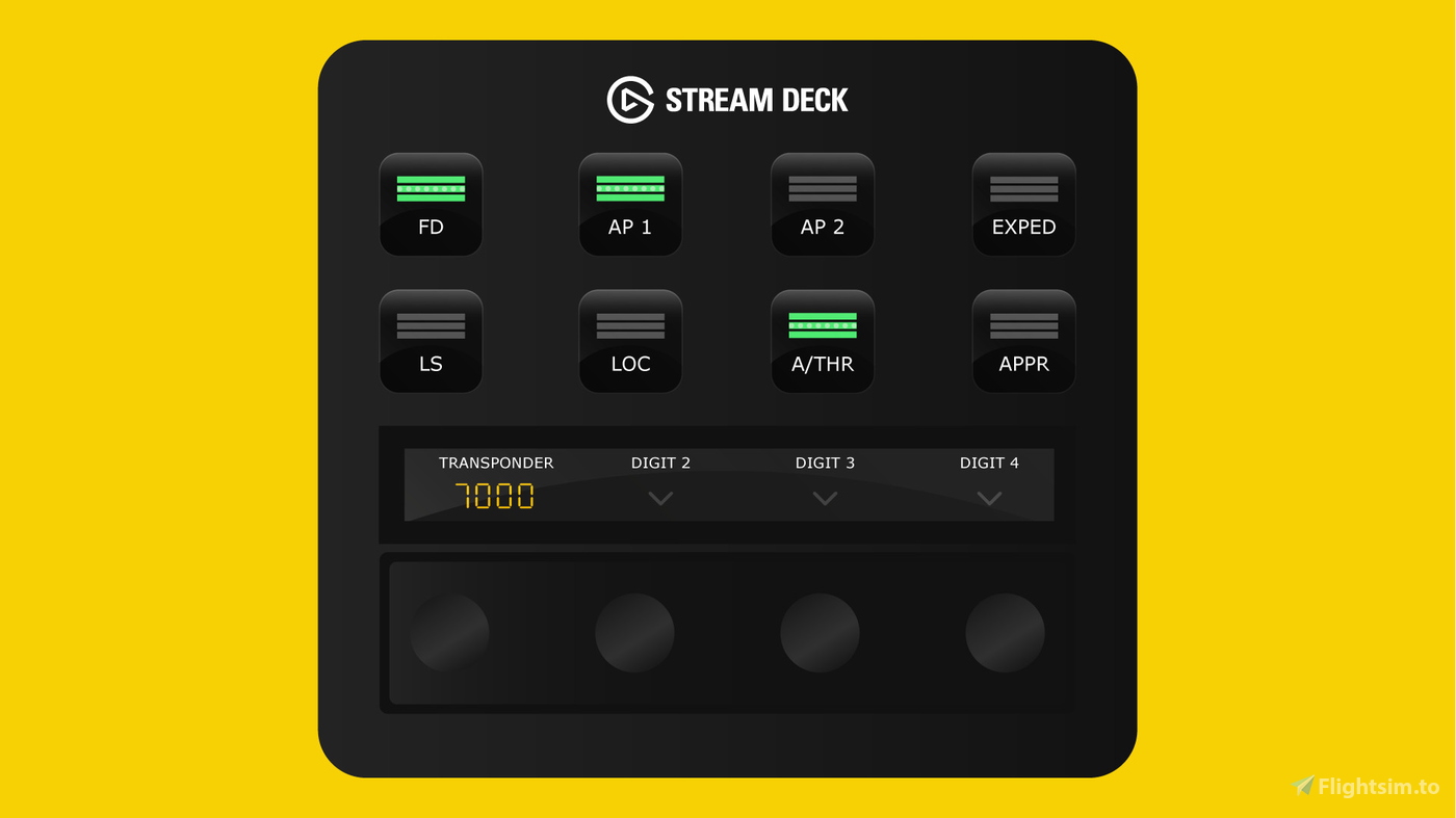 Flight Panels - iniBuilds A320Neo Stream Deck + Autopilot Panel for ...