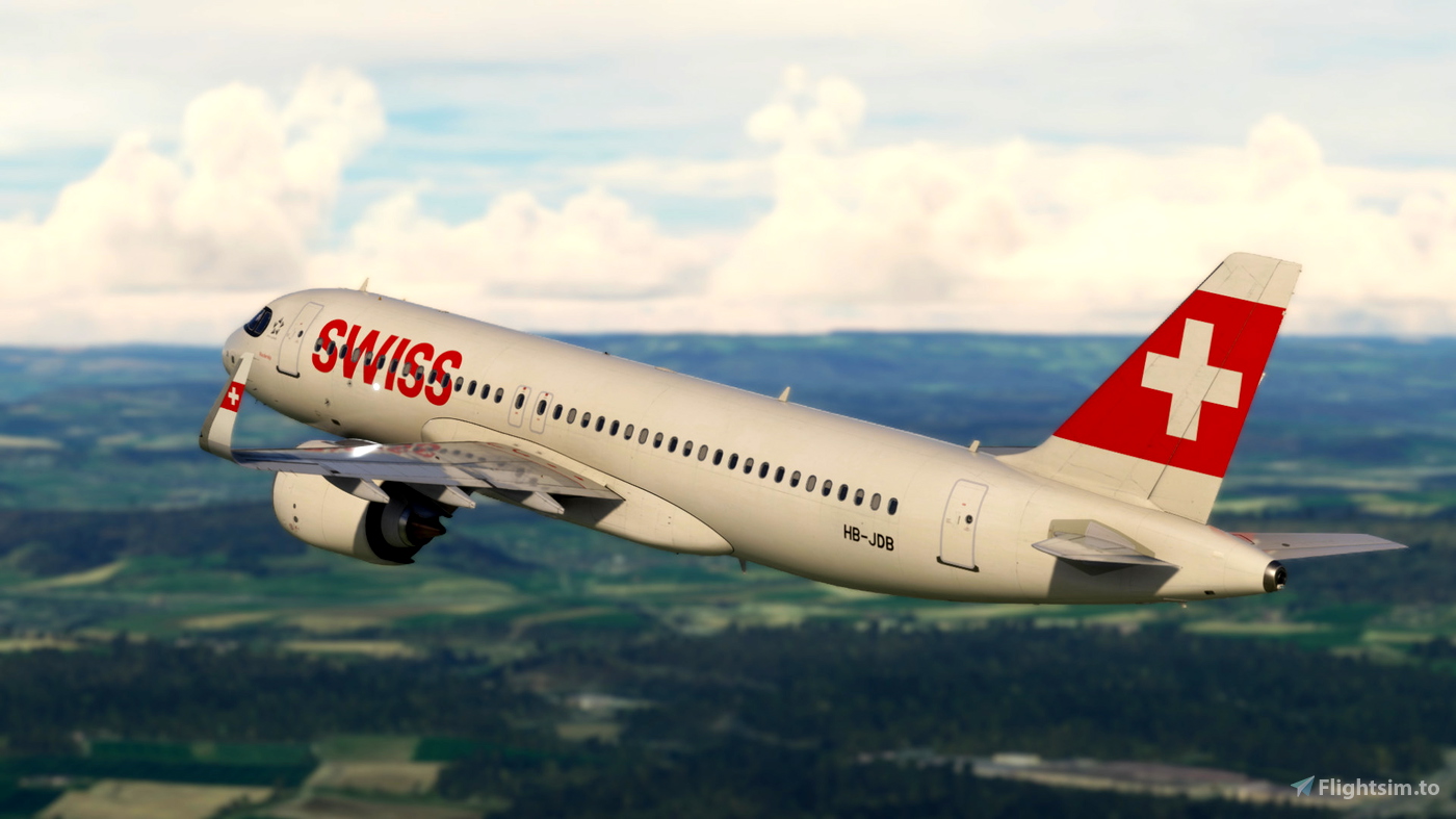 iniBuilds Airbus A320Neo Swiss | 4K for Microsoft Flight Simulator | MSFS