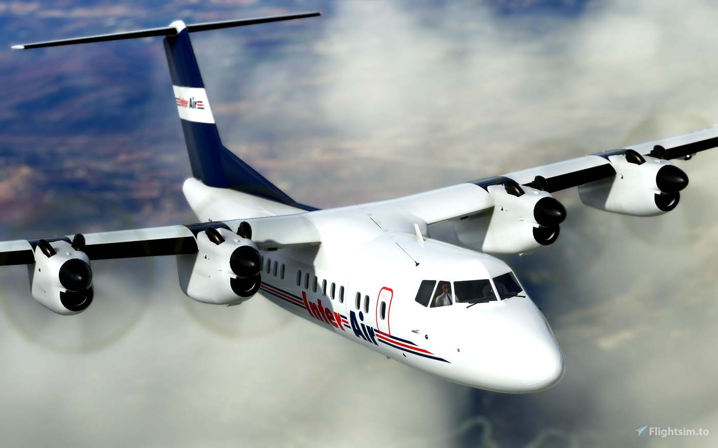 Inter Air De Havilland Canada Dash-7 ZS-IRS for Microsoft Flight ...