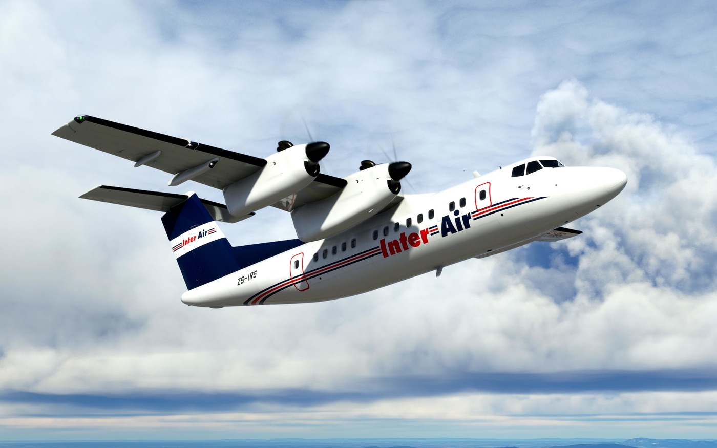 Inter Air De Havilland Canada Dash-7 ZS-IRS for Microsoft Flight ...