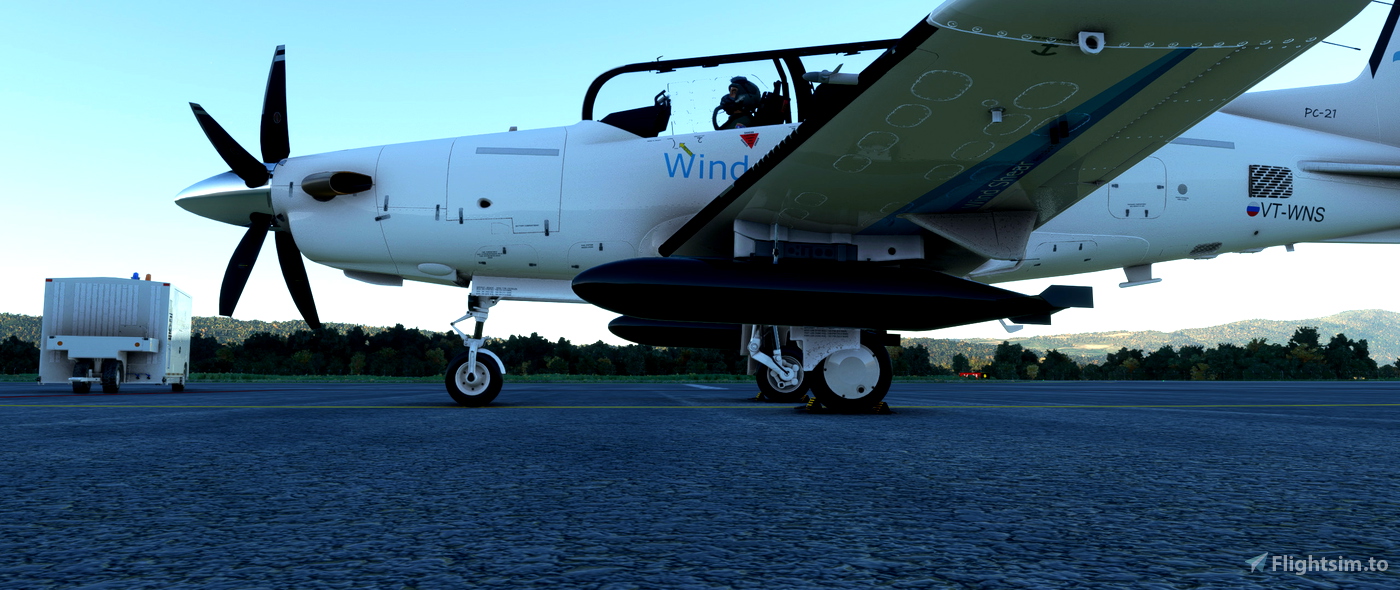IRIS PC-21 WindShear_Snow White [8k] for Microsoft Flight Simulator | MSFS