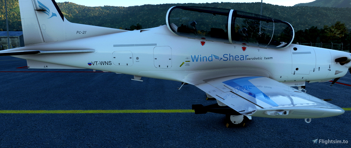 IRIS PC-21 WindShear_Snow White [8k] for Microsoft Flight Simulator | MSFS