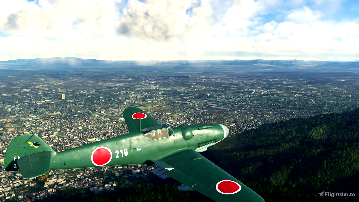 Japanese BF-109 G-6 (FlyingIron) for Microsoft Flight Simulator | MSFS