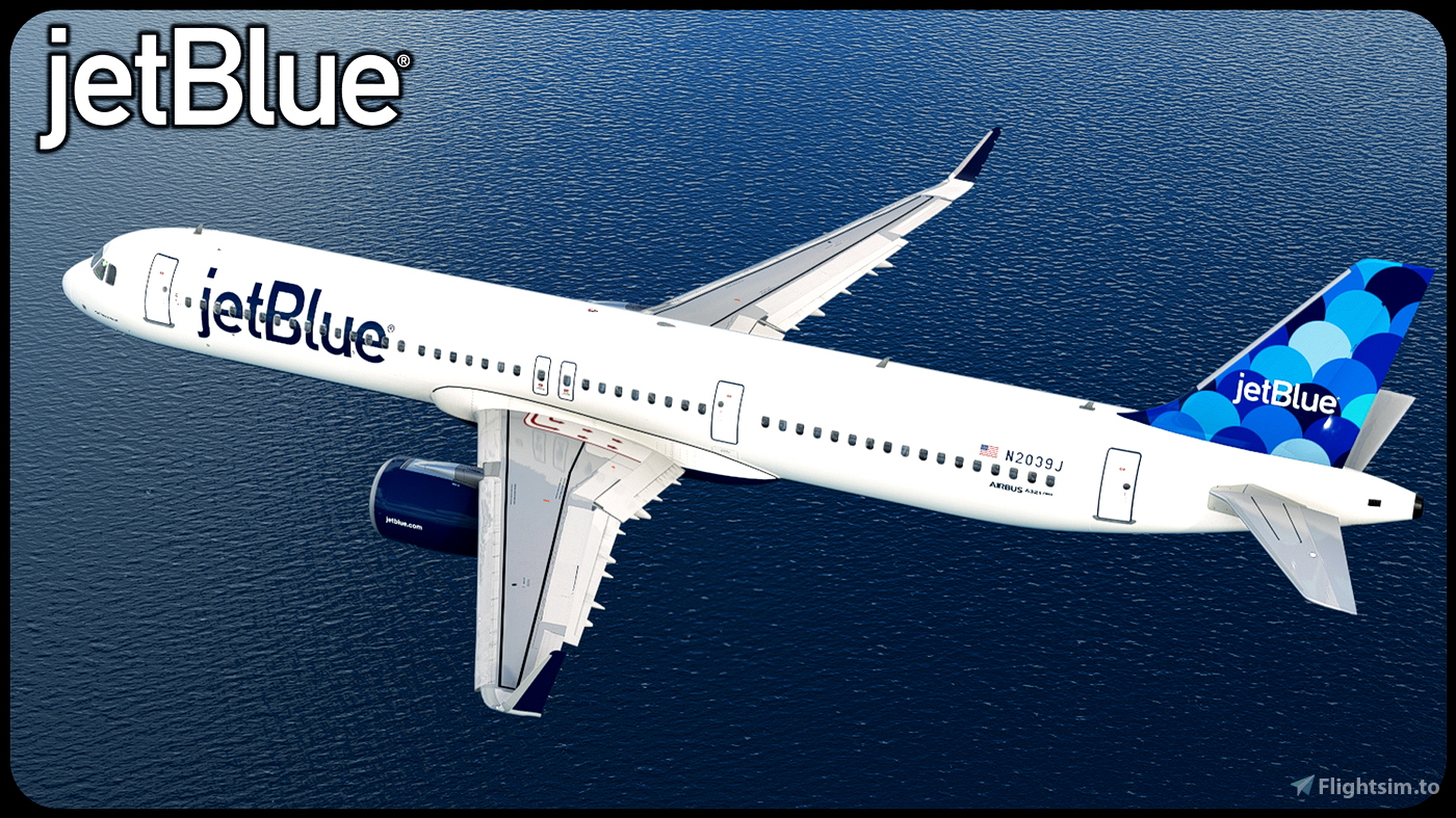 JetBlue A321NEO N2039J 'Balloons' (8K) pro Microsoft Flight Simulator ...