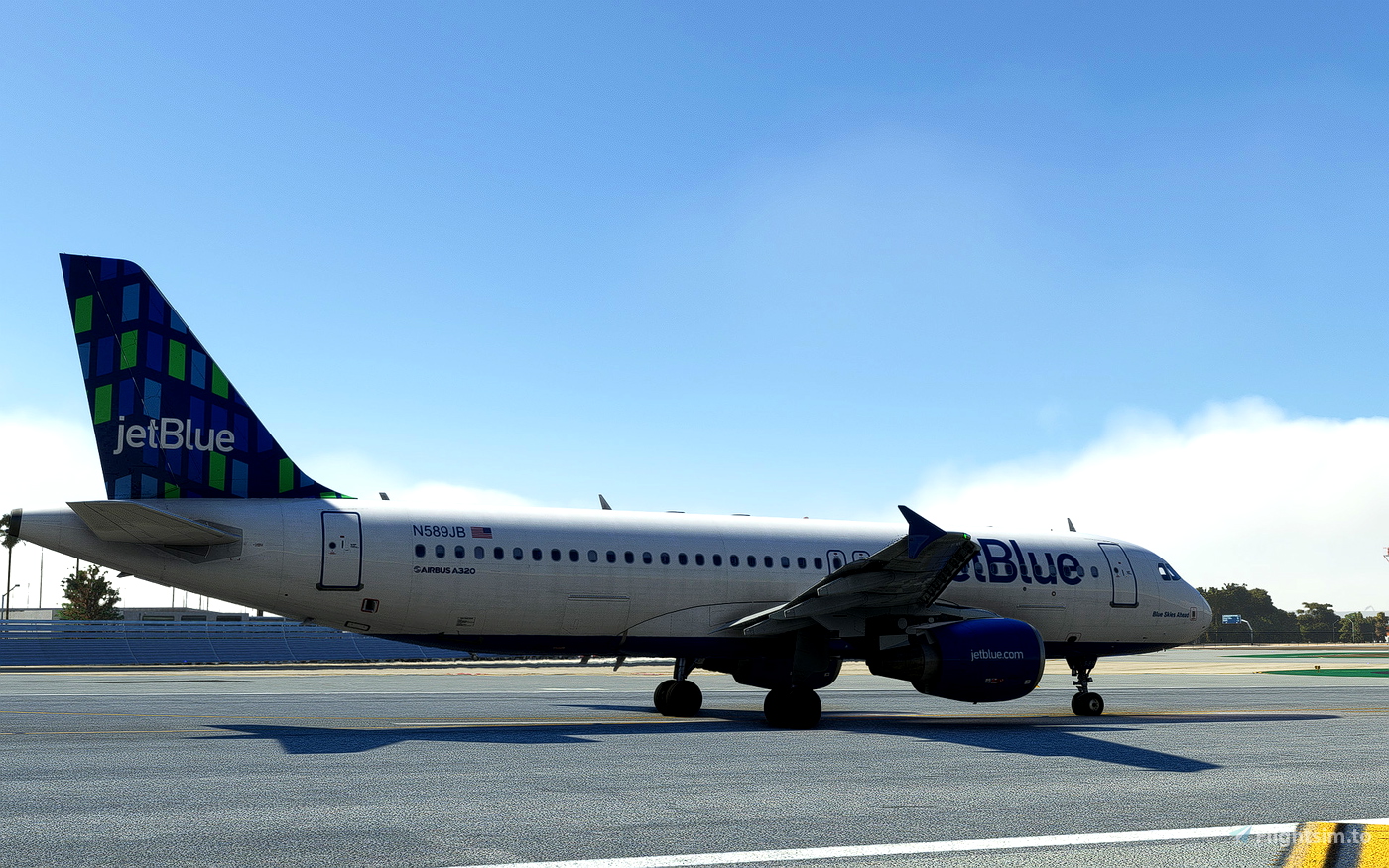 JetBlue ''Highrise Livery'' w/Cabin Fenixsim - Airbus A320 -N589JB [8K ...