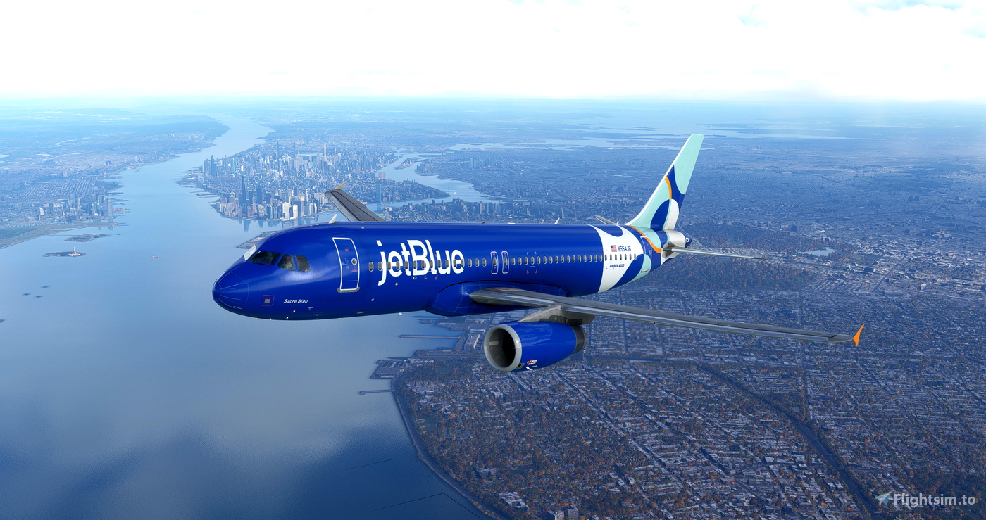 JetBlue "Sacré Bleu" - LatinVFR A320 for Microsoft Flight Simulator | MSFS