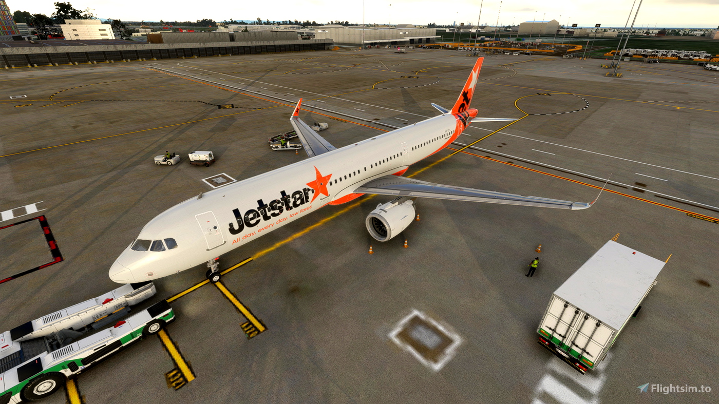 JETSTAR A321NEO VH-OFL 8K for Microsoft Flight Simulator | MSFS