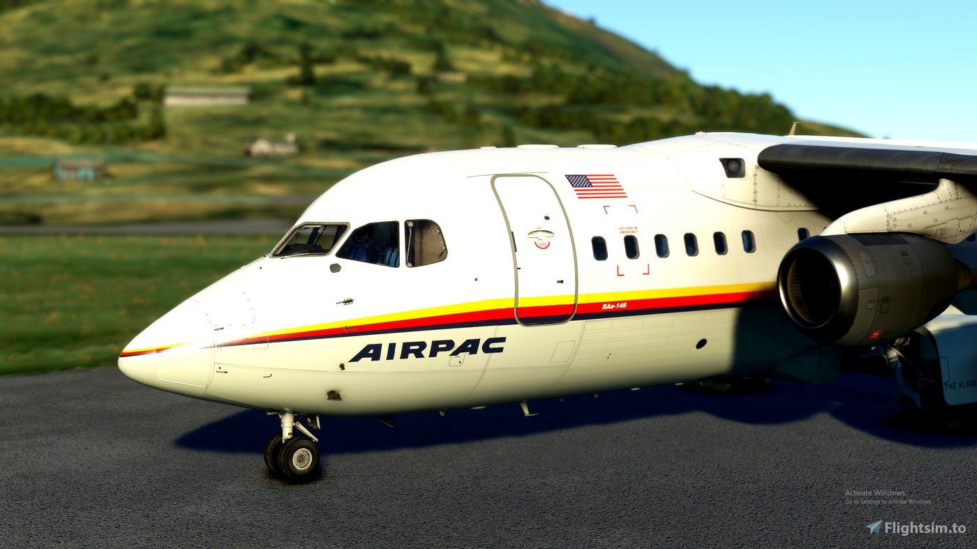 Just Flight BAe 146-100 AirPac (N146AP) for Microsoft Flight Simulator ...