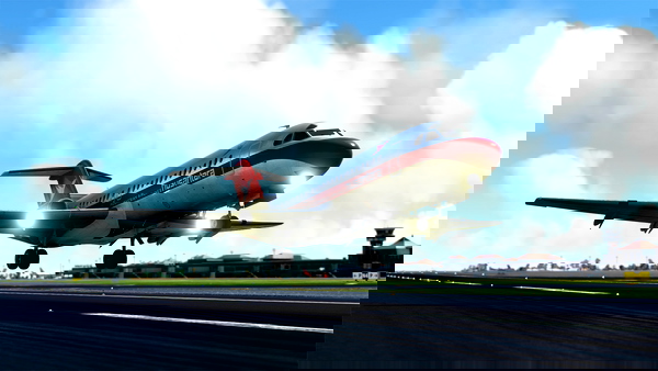 Just Flight Fokker F28-3000 | American Airlines | N420AA | Luxe Jet 8K ...