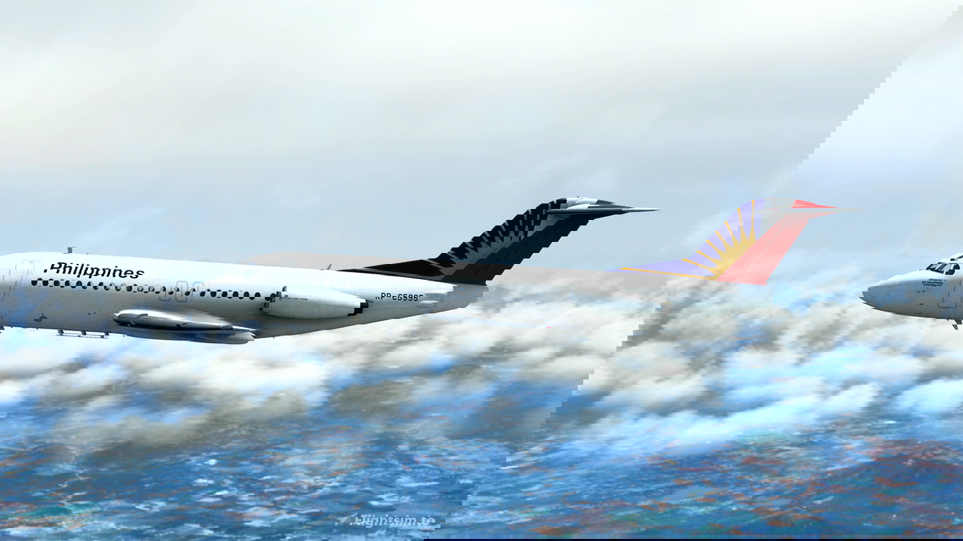 Just Flight Fokker F28 4000 | Philippine Airlines | RP-C5995 | 8K for ...