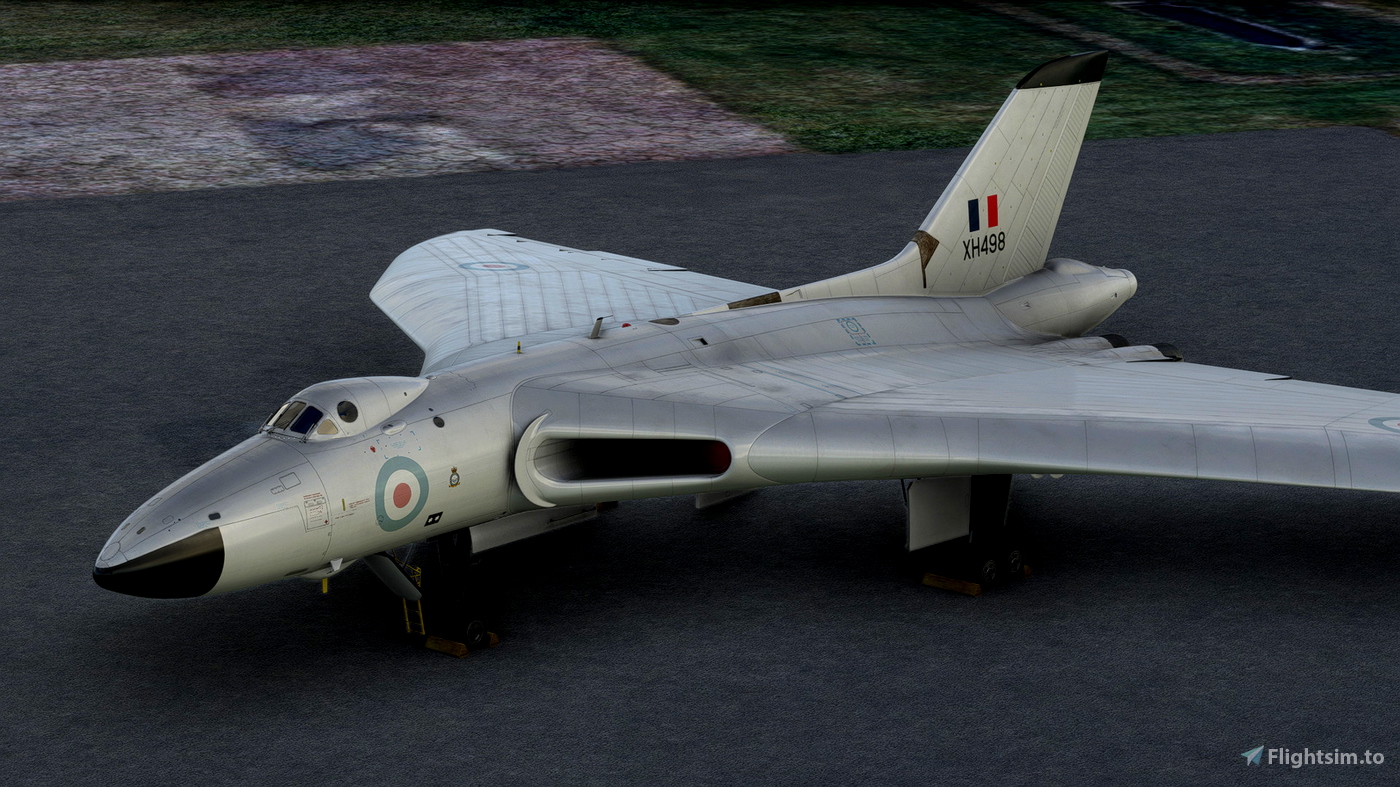 JustFlight Avro Vulcan B Mk.2 - RAF 617 (Dambusters) Squadron XH498 (8K ...