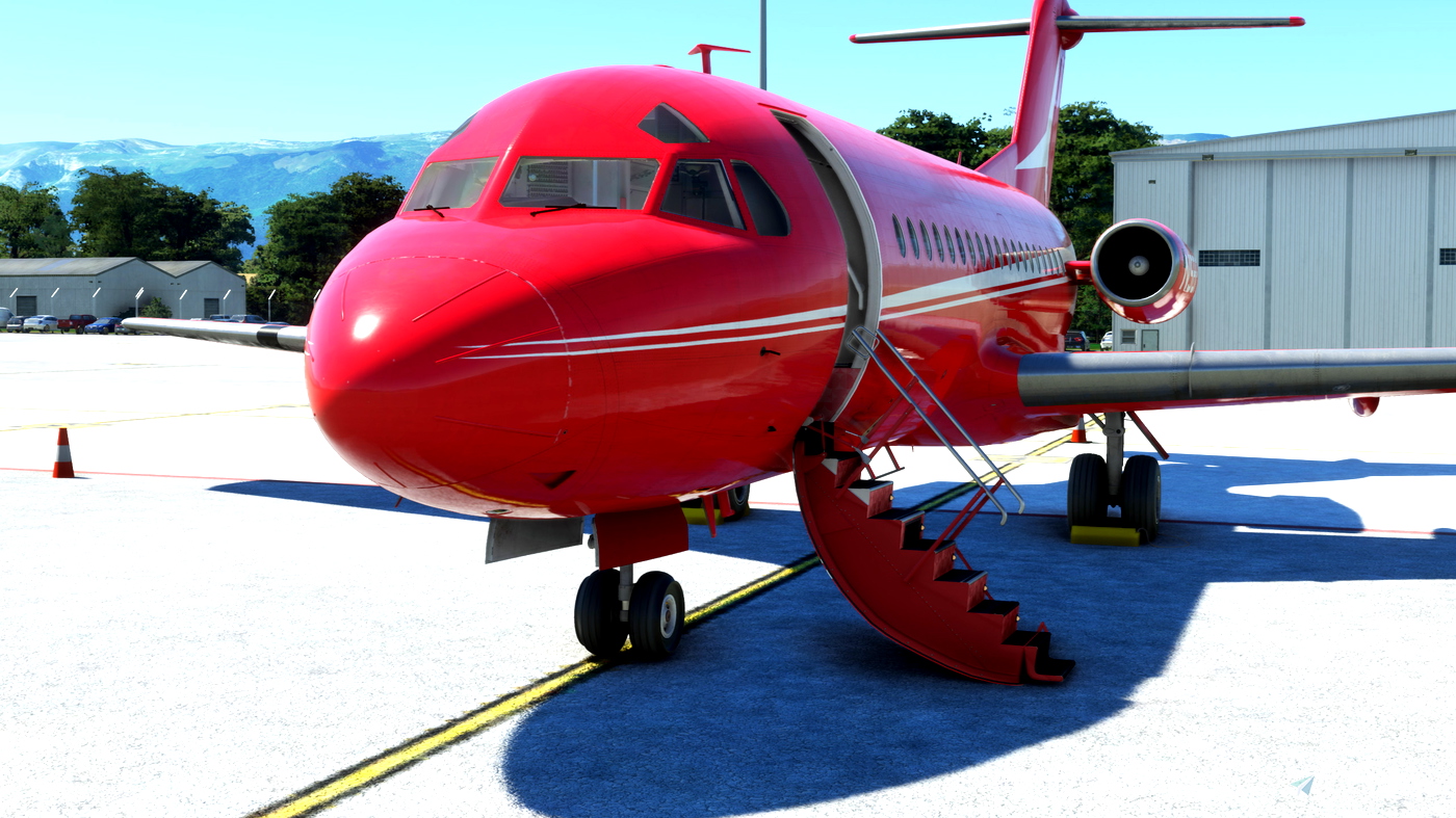 JustFlight Fokker 28-1000 N58FK VIP (Fictional) for Microsoft Flight Simulator | MSFS