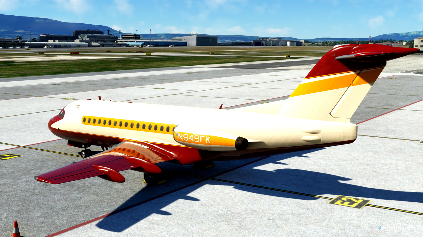 JustFlight Fokker 28-1000 N949FK VIP (Fictional) for Microsoft Flight ...